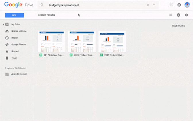 Google Drive - Search faster and with ease like Google Search